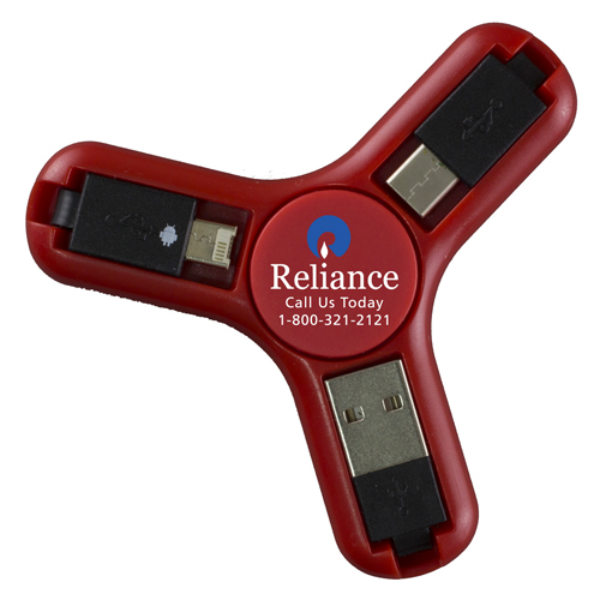 Cell Phone Charging Cable Spinner
