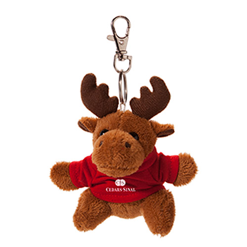 Moose-Plush Keychain | Animal Key Tags | 3.60 Ea