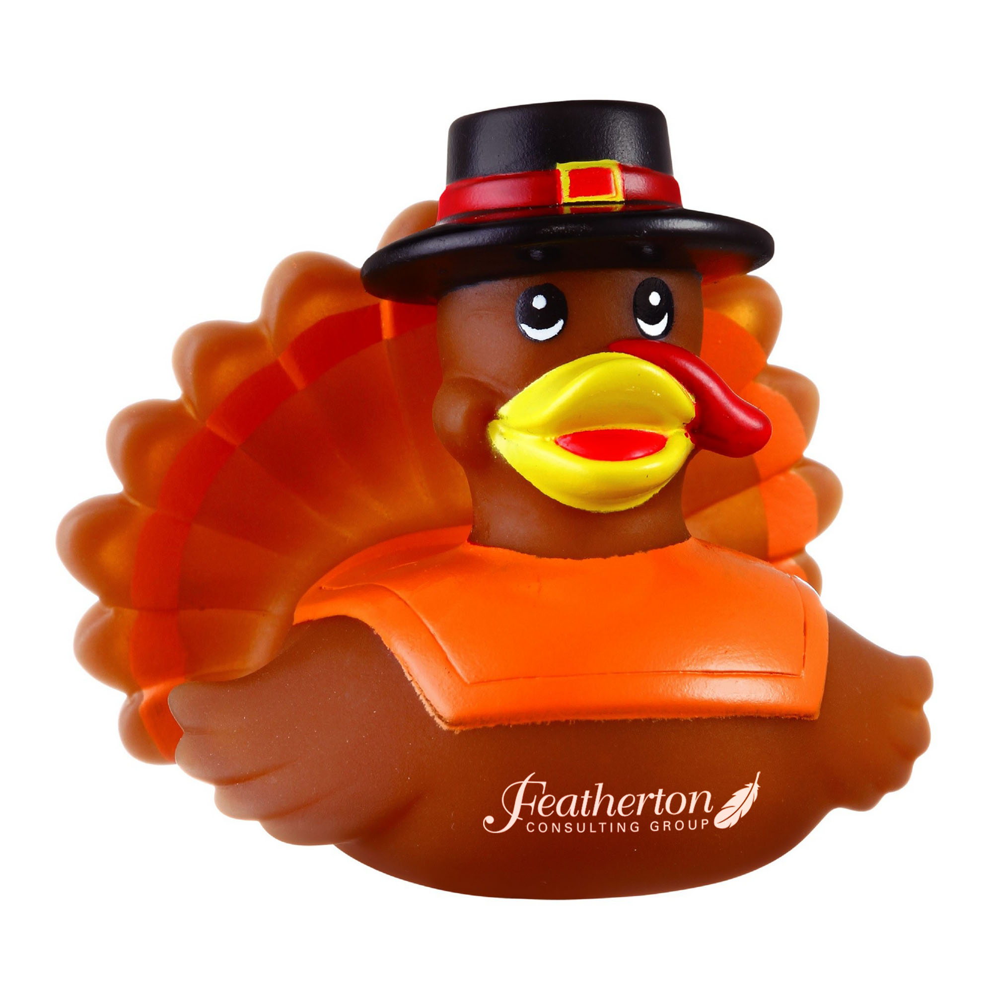Rubber Custom Festive Turkey Duck©