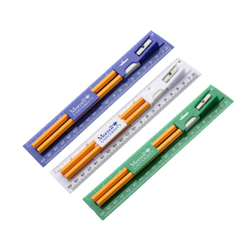 Small Writing Ruler Kit | Promotional Small Writing Ruler Kit | Rulers ...